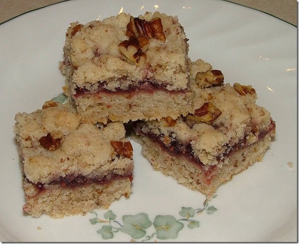 Baking And Boys!: Raspberry Pecan Shortbread Bars--adapted from Baking ...